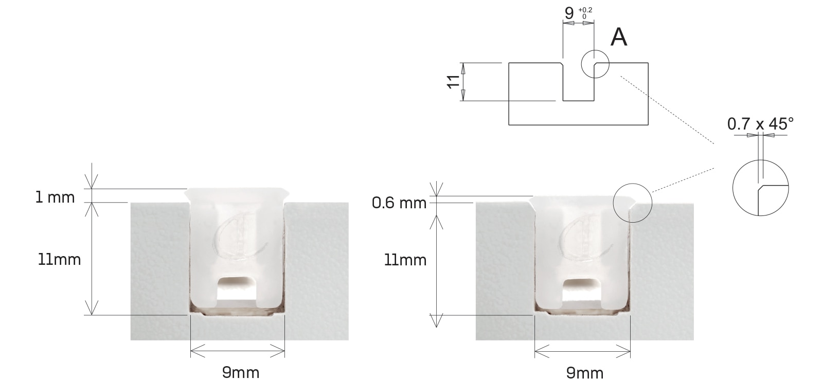Apex Profile - End Caps